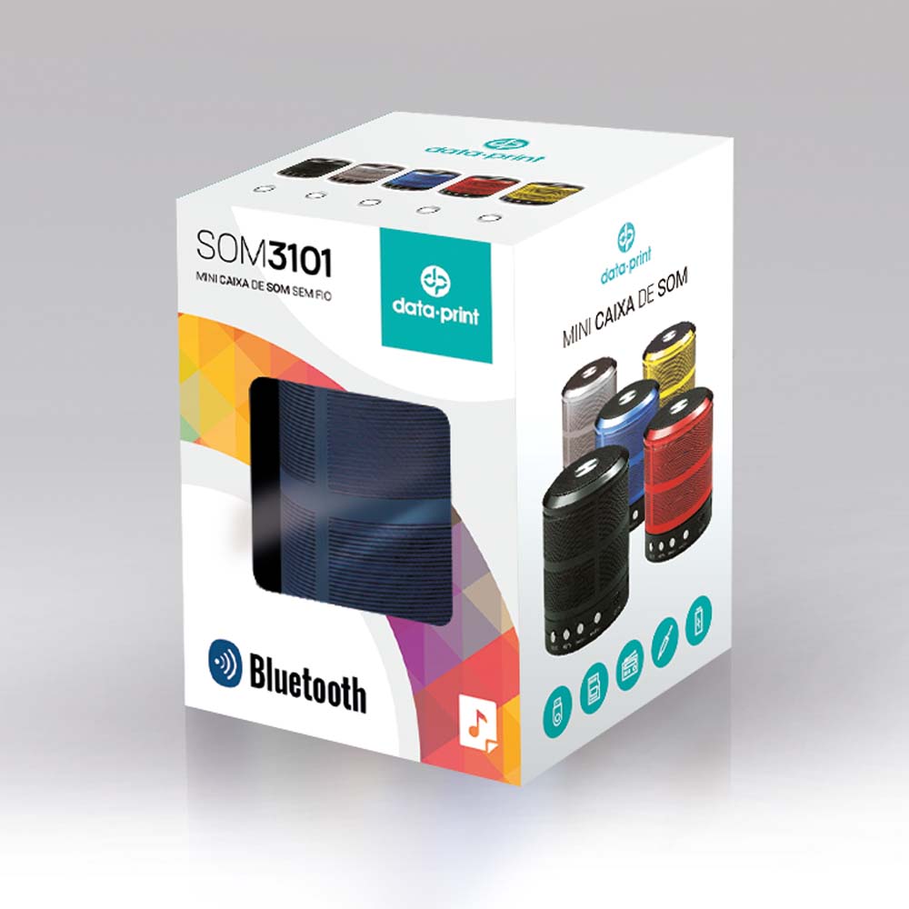 Caixa de som Bluetooth DataPrint SOM3101 - JRB Imports